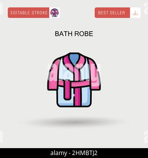 Bathrobe icon, simple style Stock Vector Image & Art - Alamy