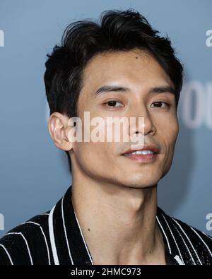 Manny Jacinto arrives at the premiere of "I Want You Back" on Tuesday ...