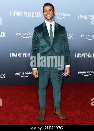 Mason Gooding arrives at the premiere of "I Want You Back" on Tuesday ...