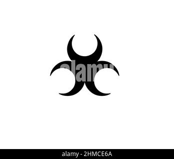 Moon Vector icon design illustration Template Stock Photo - Alamy