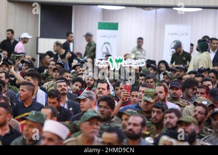 Popular Mobilization Forces of Iraq and Abu Mahdi al-Muhandis Stock ...