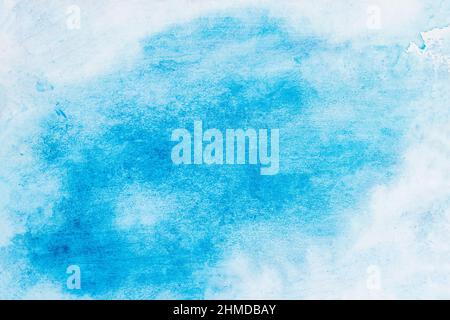 Hand drawn light blue watercolor shape for your design. Creative ...