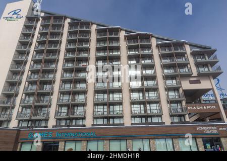 BOROVETS, BULGARIA - JANUARY 14, 2022: Winter view of ski resort of ...