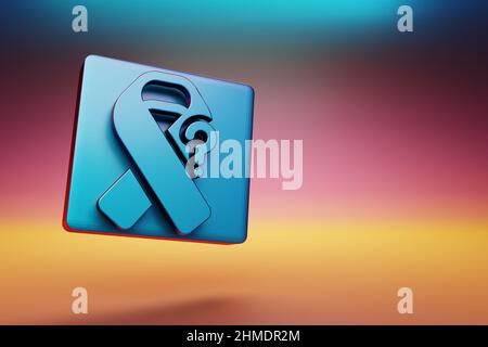 HIV Inconclusive icon. Beautiful Blue HIV Inconclusive symbol icons on ...