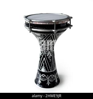 Traditional jembe on white background Stock Photo - Alamy