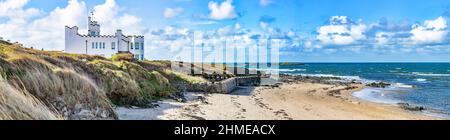 View of Traeth Crigyll beach, Rhosneigr, Anglesey, North Wales, UK ...
