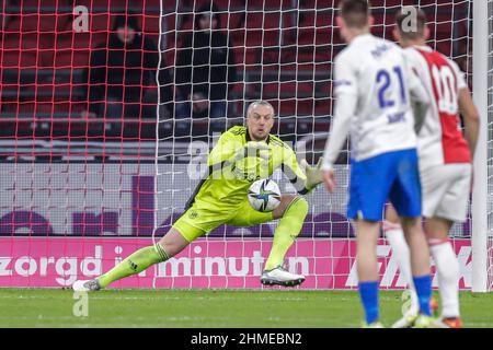 AMSTERDAM - Ajax goalkeeper Remko Pasveer during the Dutch Eredivisie ...