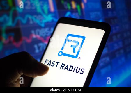 Brazil. 9th Feb, 2022. In this photo illustration the Radware Ltd. logo ...