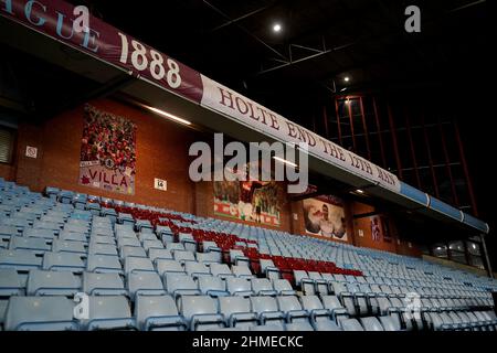The Holte End stand at Villa Park is demolished by workmen. 10th May ...