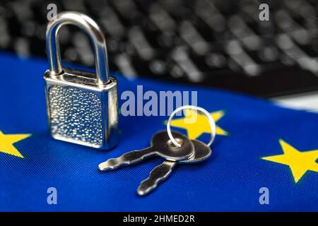 Cybercrime concept with flag on background - Colombia Stock Photo - Alamy