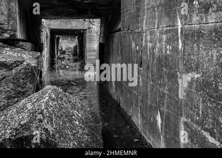 Le blockhaus allemand est une base secrete ou Hitler voulait faire ...