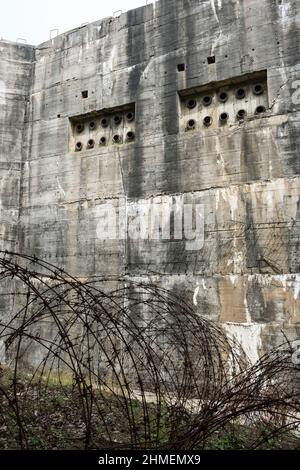 Le blockhaus allemand est une base secrete ou Hitler voulait faire ...