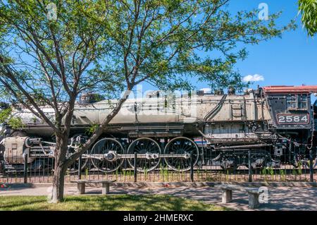 Great Northern S-2 Class "Northern" steam locomotive 2584 on display at ...