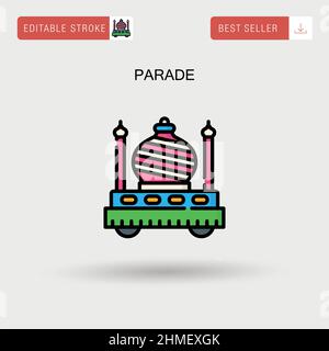 Parade Simple vector icon Stock Vector Image & Art - Alamy