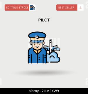 Airplane cockpit, pilot cabin interior with flight deck dashboard with ...