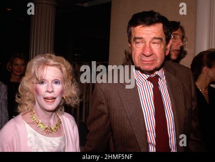 Walter Matthau and wife Carol October 1989 Credit: Ralph Dominguez ...