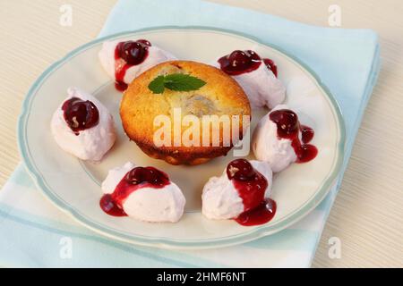 Swabian baking, Kirschenmichel fine variation, dough cake with cherries ...