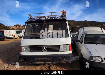 Scrap metal van Stock Photo - Alamy