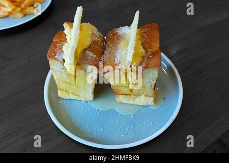 Roti Mentega, Butter Bread Toast, Malacca Toast, Jakarta, Indonesia ...