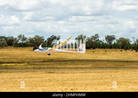 A South African Jonker JS1 B Revelation glider taking off at Lake ...