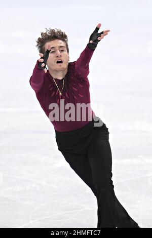 Matteo Rizzo of Italy performs in Men's Short Program during figure ...