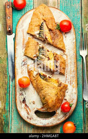 Mackerel fish fried in dough Stock Photo - Alamy