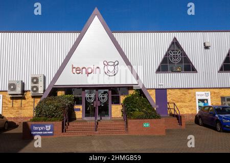 TenPin ten pin Bowling, Martlesham Heath, Suffolk, England, UK - TenPin ...