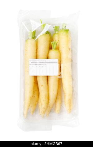 Packaged and labeled organic parsley on a white background Stock Photo ...