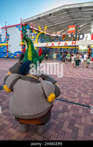 Main entrance gate to Legoland Japan Stock Photo - Alamy