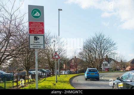 Clean Air Zone signs in Bath Somerset UK Stock Photo - Alamy