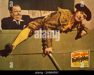 THE BULLFIGHTERS, Stan Laurel, Oliver Hardy, 1945, TM and copyright ...