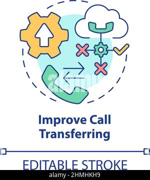 business transferring line icon, outline symbol, vector illustration ...