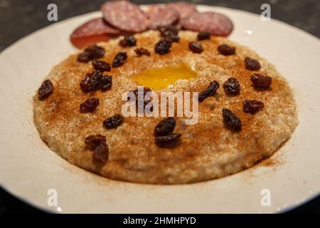 Traditional rice pudding also known as grøt in Norway Stock Photo - Alamy