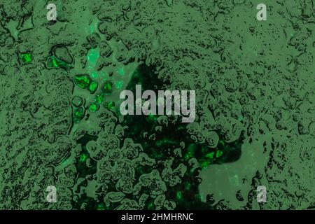 Toxic soil pollution hazardous radiation in the ground contamination ...