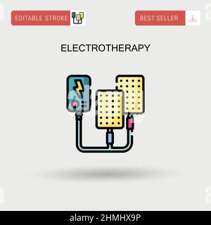 Electrotherapy Simple vector icon Stock Vector Image & Art - Alamy