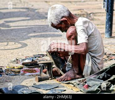 India, Rajasthan, Jaipur, street artist Stock Photo - Alamy