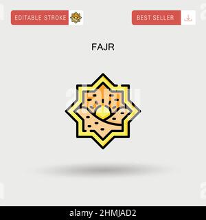 Dawn Simple vector icon. Illustration symbol design template for web ...