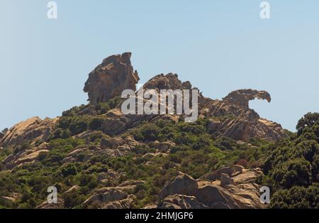 Palau, Sardinia, Italy. Bear's rock Stock Photo - Alamy