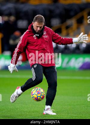 Arsenal goalkeeping coach Inaki Cana ahead of the Premier League match ...