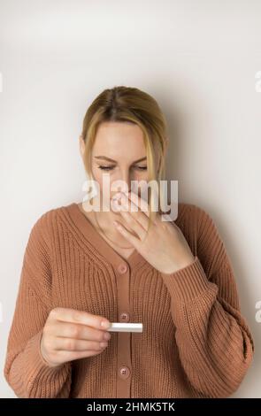 test kit nose for viral disease COVID-19 2019-nCoV. coronavirus COVID ...