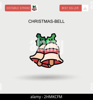 Christmas-bell Simple vector icon Stock Vector Image & Art - Alamy