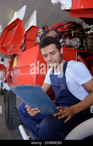 Fire Brigade Vehicle Maintenance Workshop Stock Photo - Alamy