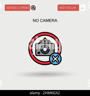 No Mobile Phone Simple vector icon. Illustration symbol design template ...