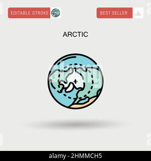 winter arctic ice landscape Stock Vector Image & Art - Alamy