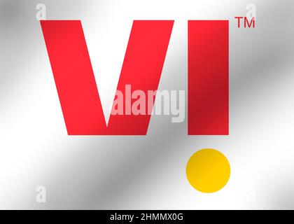 Vi - Vodafone Idea Limited logo Stock Photo - Alamy