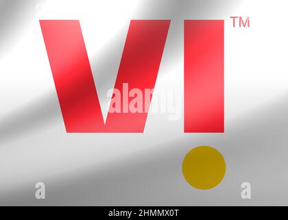 Vi - Vodafone Idea Limited logo Stock Photo - Alamy