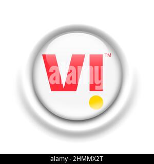 Vi - Vodafone Idea Limited logo Stock Photo - Alamy
