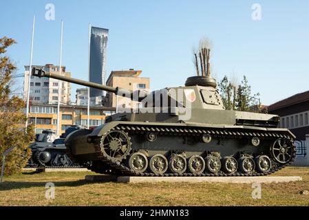Bulgarian army battle tank Stock Photo - Alamy