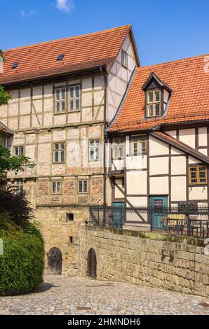 Historical medieval Castle and Collegiate buildings on Schlossberg ...