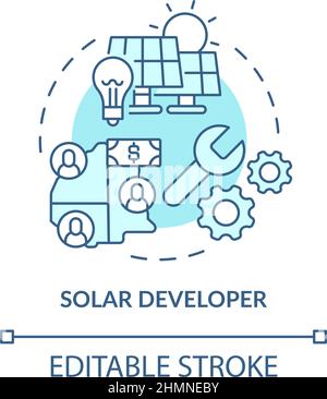 Web developer turquoise concept icon Stock Vector Image & Art - Alamy